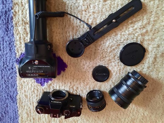 YASHICA FR 35mm Film SLR Manual Camera+Yashica50mm
