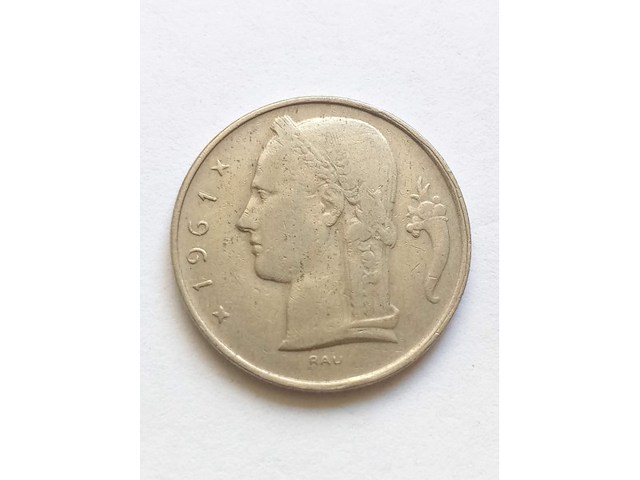 5 Franc 1961.g - Belgija -