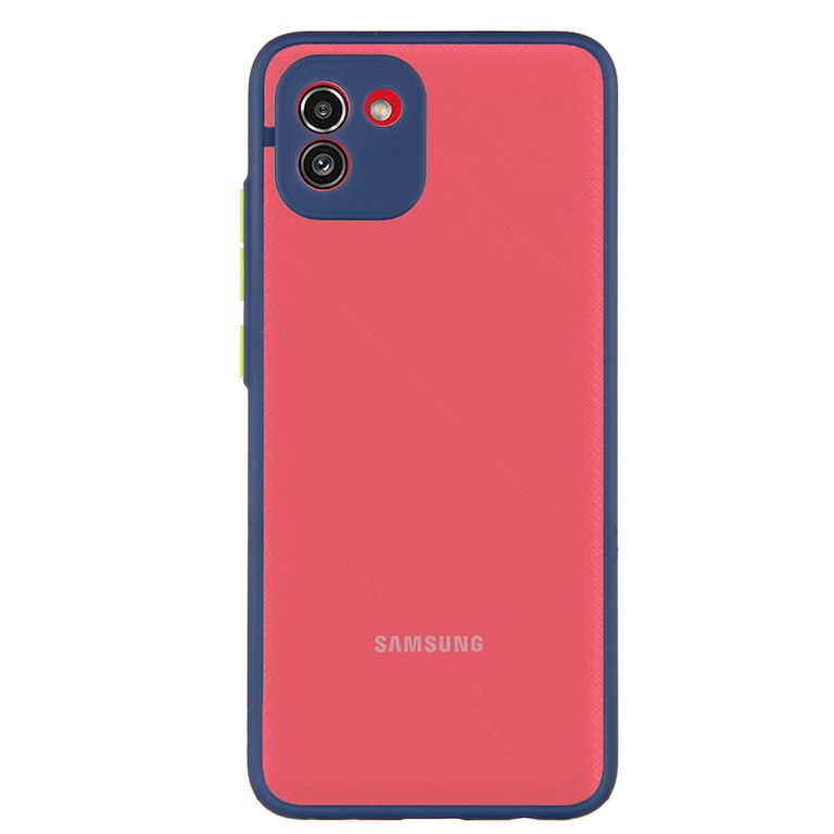 TPU BORDER za SM-A035F (Galaxy A03 4G) plava