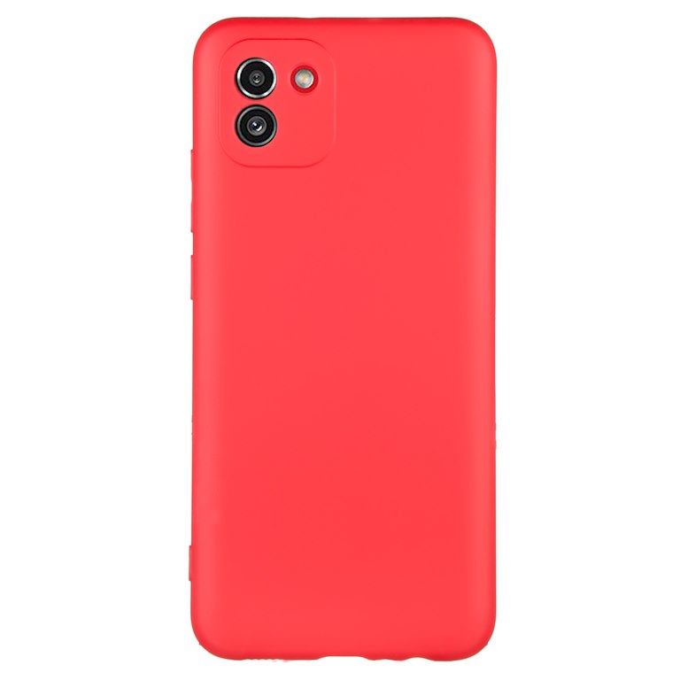 TPU MATTE for SM-A035F (Galaxy A03 4G) crvena