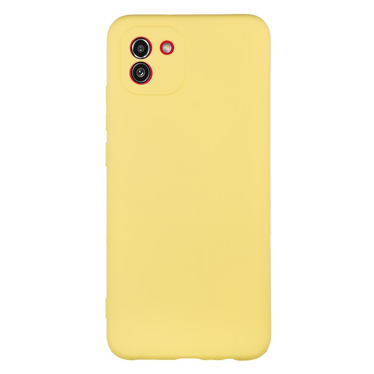 TPU MATTE for SM-A035F (Galaxy A03 4G) žuta