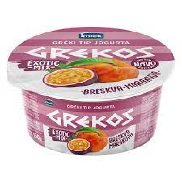 Grekos jogurt .exotic mix 150gr. čaša