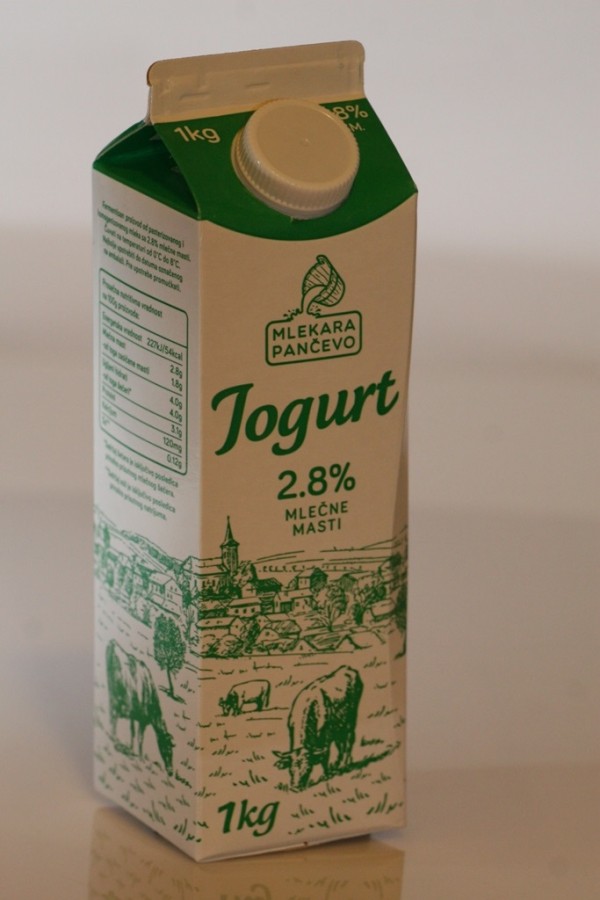 & Jogurt 2,8%mm 1l elo pak-Mlekara Pančevo