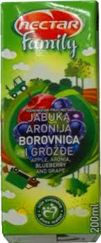 * Nectar borovnica 0.20l 30%voca