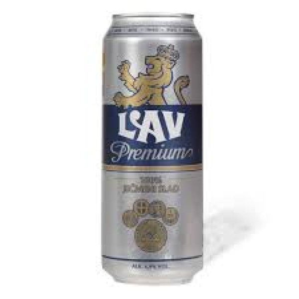 * Pivo lav premium 0,5l. lim