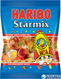 * Haribo bombone star mix 100g