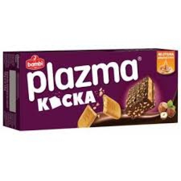 * Plazma kocka prelivena belom čok.130g