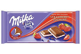 *# Čokolada Milka Strawberry 100 gr