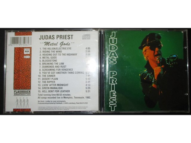Judas Priest-Metal Gods Live in Memphis CD