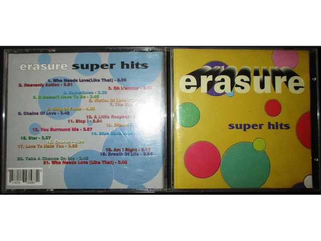 Erasure-Super Hits Made in Europe  CD (1996)