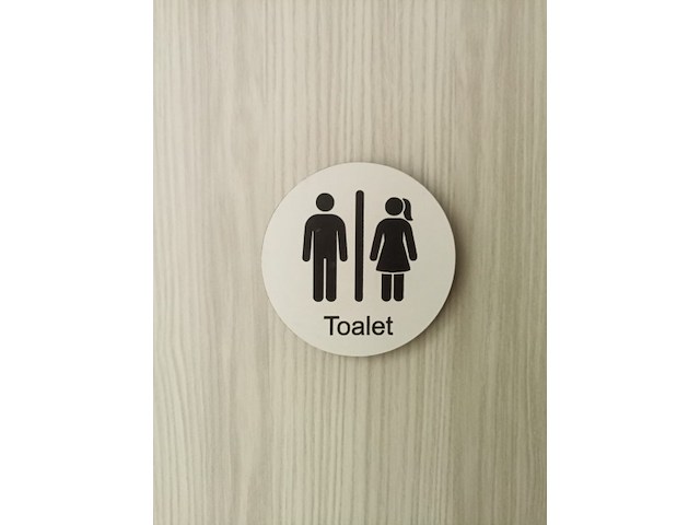 Oznaka za Toalet, kupatilo, wc ( NOVO )
