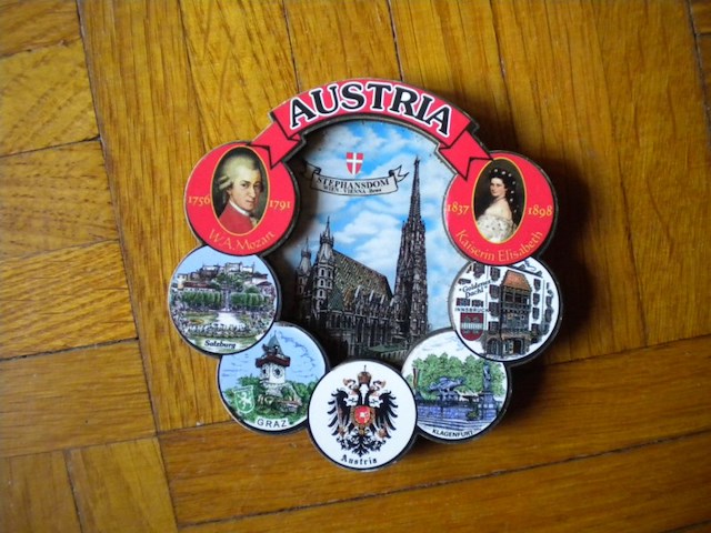AUSTRIJA AUSTRIA, magnet za frizider (1)