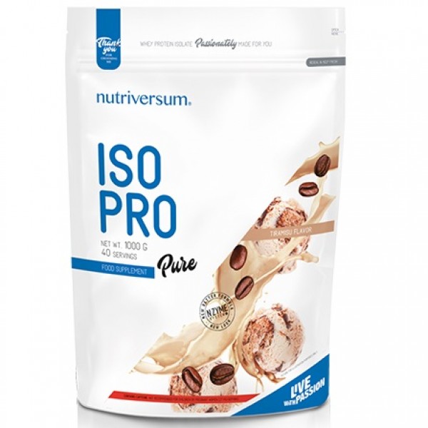 Nutriversum Iso Pro 1000 gr Tiramisu