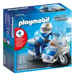 Playmobil City Action - Policija: Motor sa LED svetlom