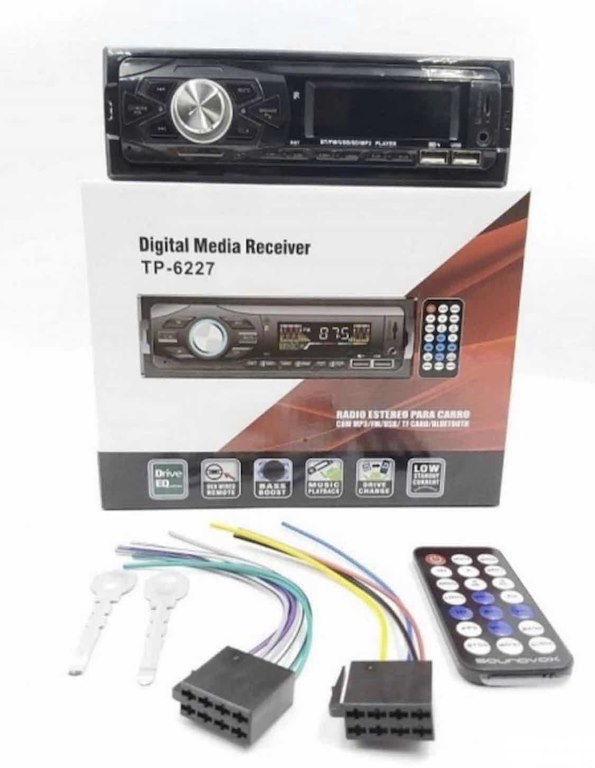 Radio za auto BT-USB-MP3 daljinski TP-6227C