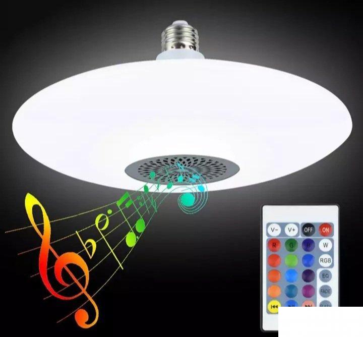 BLUETOOTH muzicka SIJALICA led 30w RGBW zvucnik LUSTER lampa