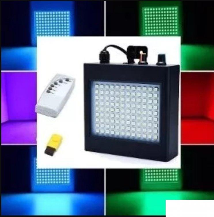 Led stroboskop RGB MP3,Usb,Sd-Akcija