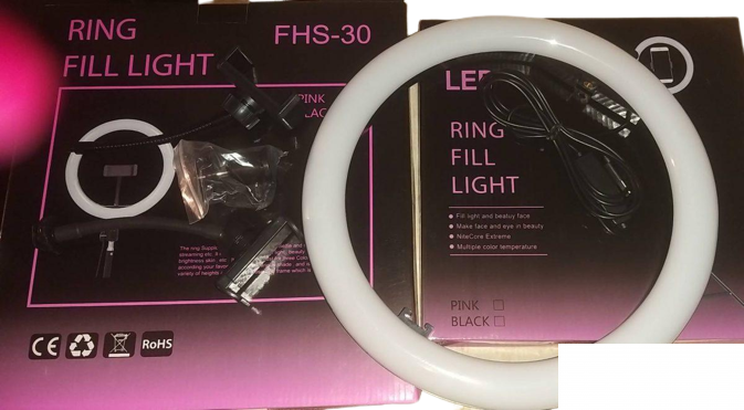 RING LIGHT ●○ 30cm sa postoljem