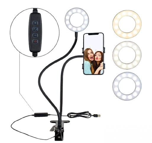 Ring light sa držačem za telefon