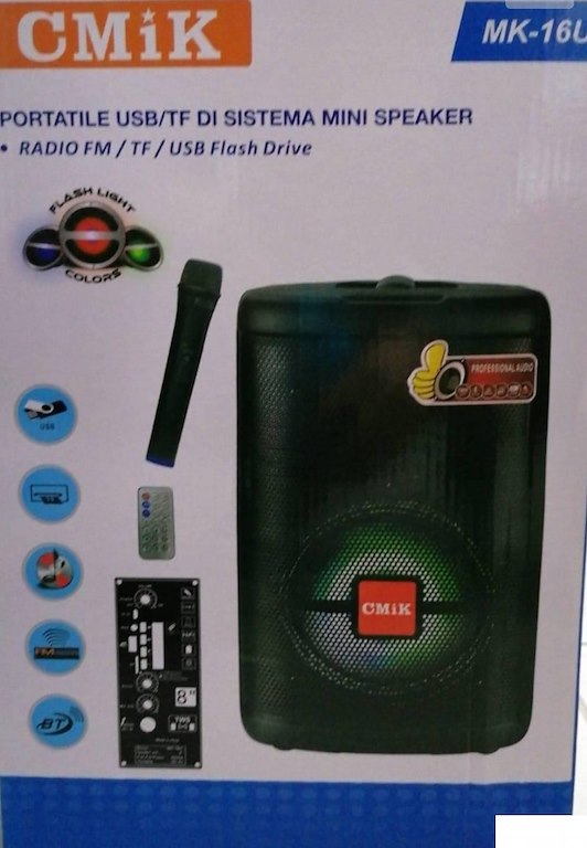 Bluetooth karaoke zvučnik Cmik Mk-16U