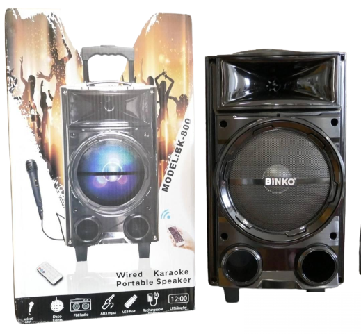 Bluetooth zvucnik karaoke BiNKO BK-800 sa bezicnim mikrofono