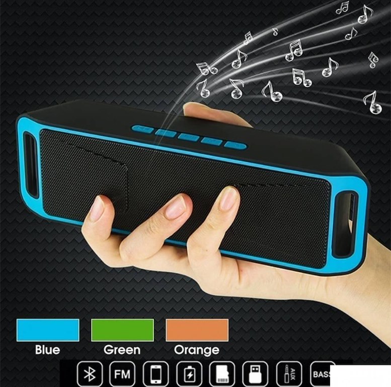 BLUETOOTH zvučnik Mega BASS FM,Usb,Micro SD