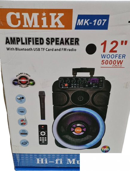 BLUETOOTH zvučnik sa bežičnim mikrofonom/CMiK MK-107