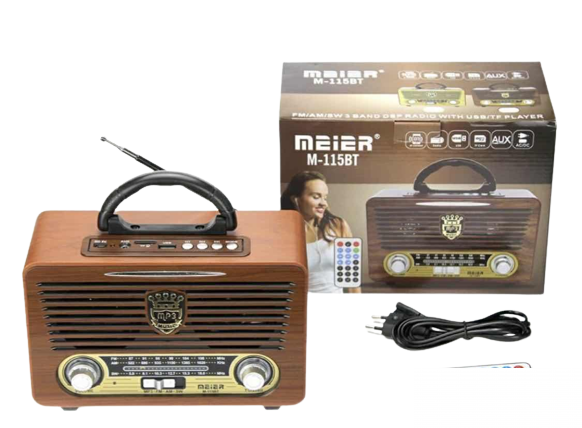 Radio na punjenje – retro izgled – USB,BT,AUX