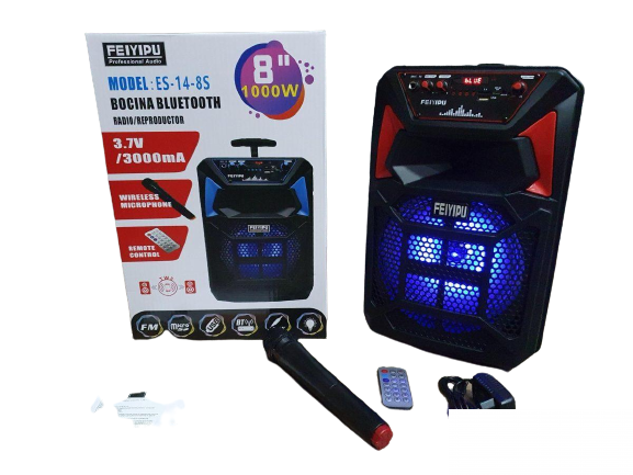 Veliki Karaoke Bluetooth Zvucnik + Bezicni Mikrofon