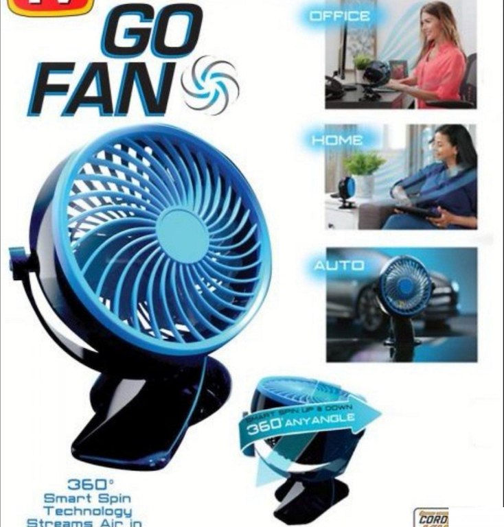 Mini ventilator sa punjivom baterijom GO FAN