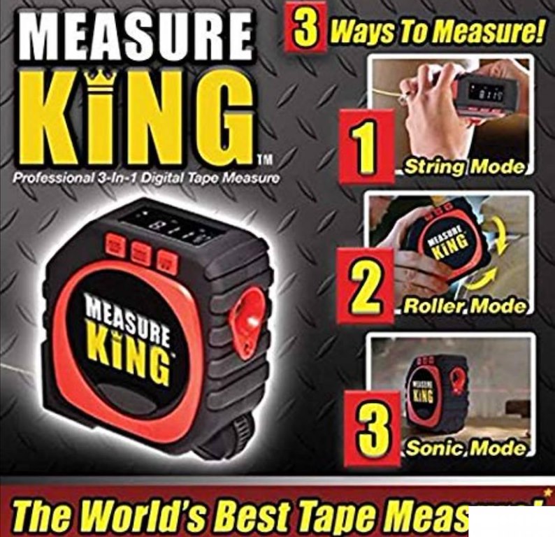 MEASURE KING digitalni laserski metar 3U1