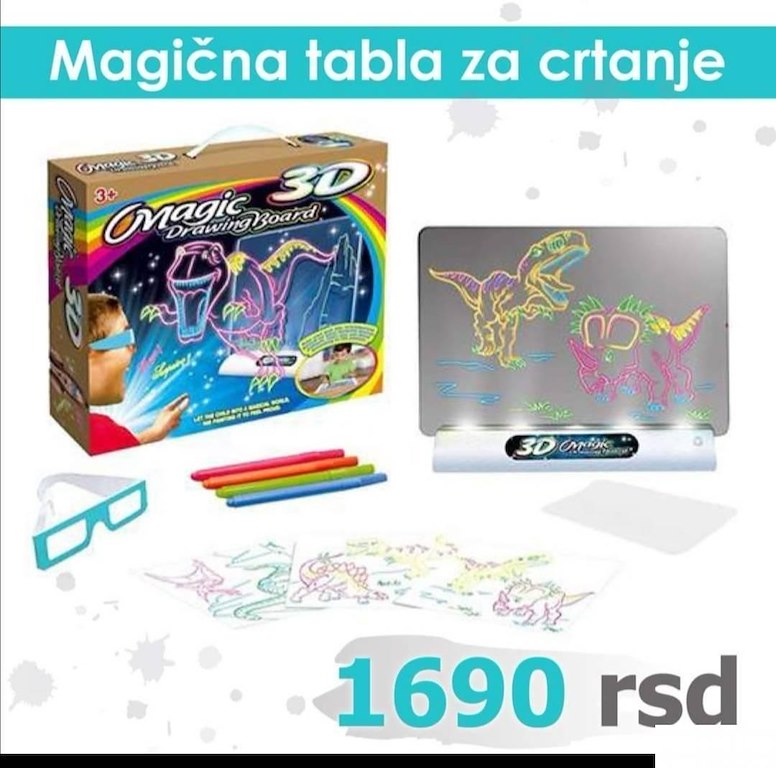 3d magicna tabla za crtanje