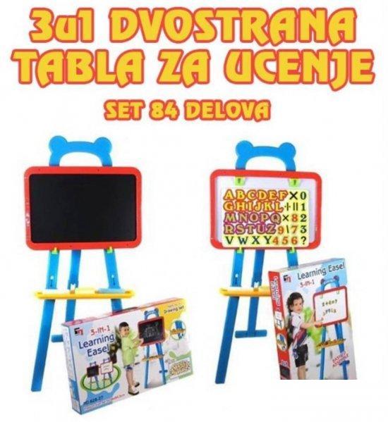 3u1 dvostrana tabla za učenje Learning easel