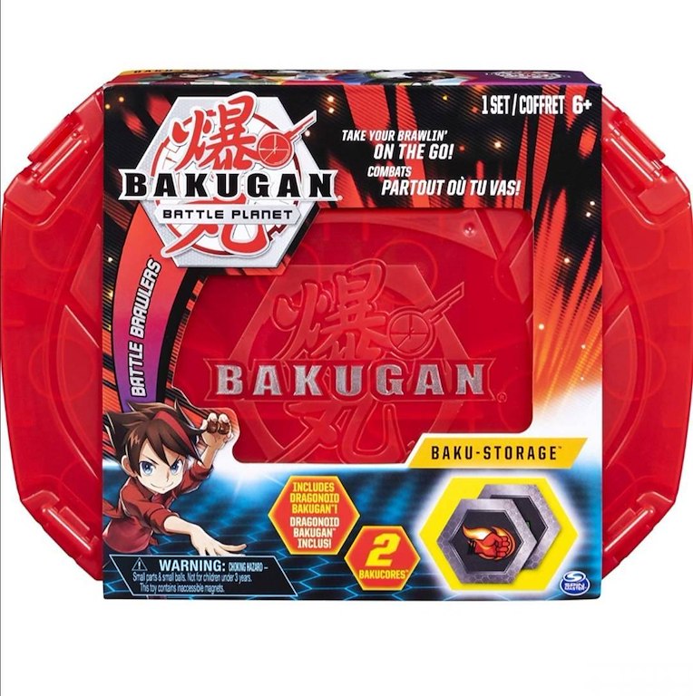 Baku-storage, kofer za bakugan sa 1 jednim bakuganom