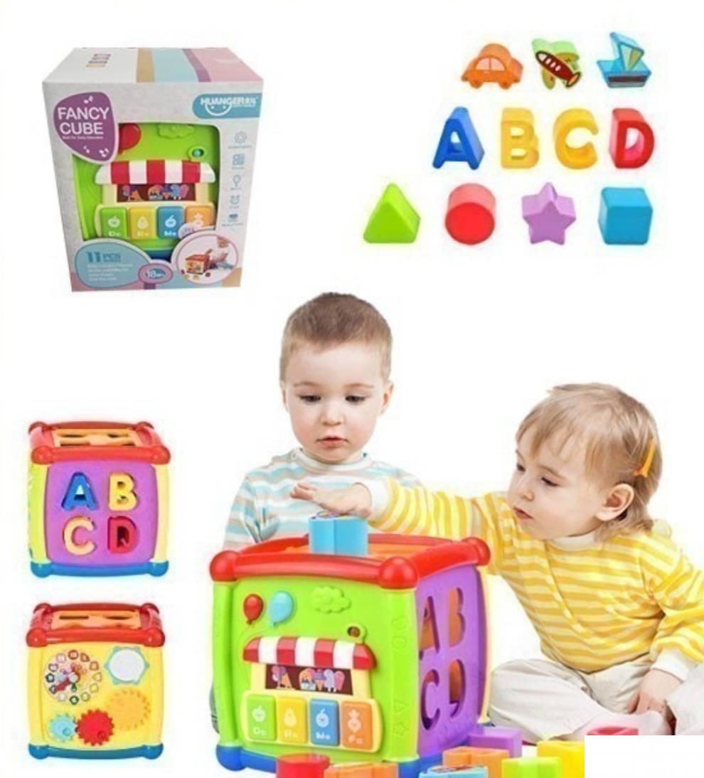 Decija edukativna kocka 6u1