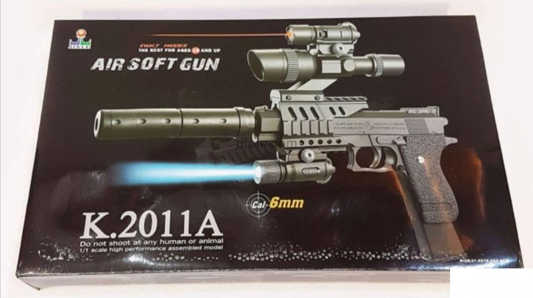 Dečiji pištolj sa laserom airsoft gun K. 2011A