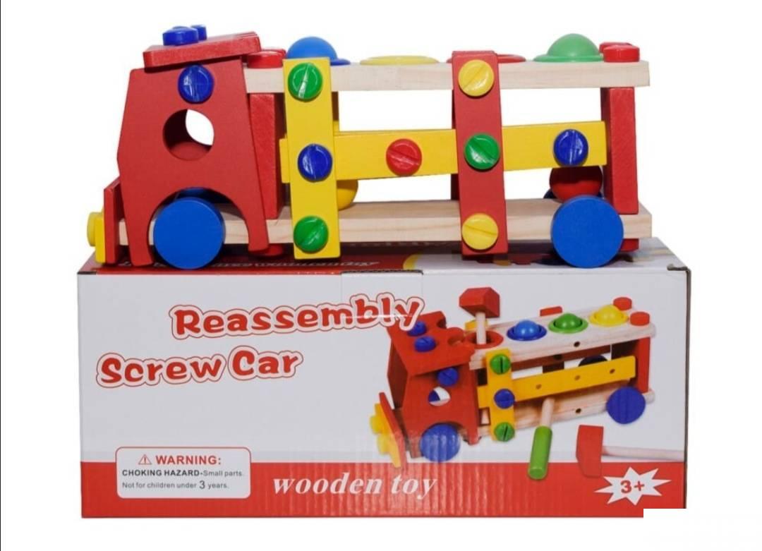 Drveni kamion – ressembly screw car