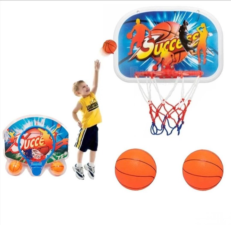 Obruc za sobni basket sa dve lopte