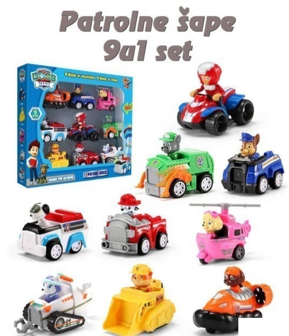 Patrolne šape junaci 9u1 set