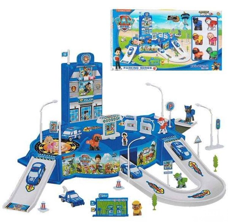 Paw patrol hotel sa garazom i 6 paw patrol sape