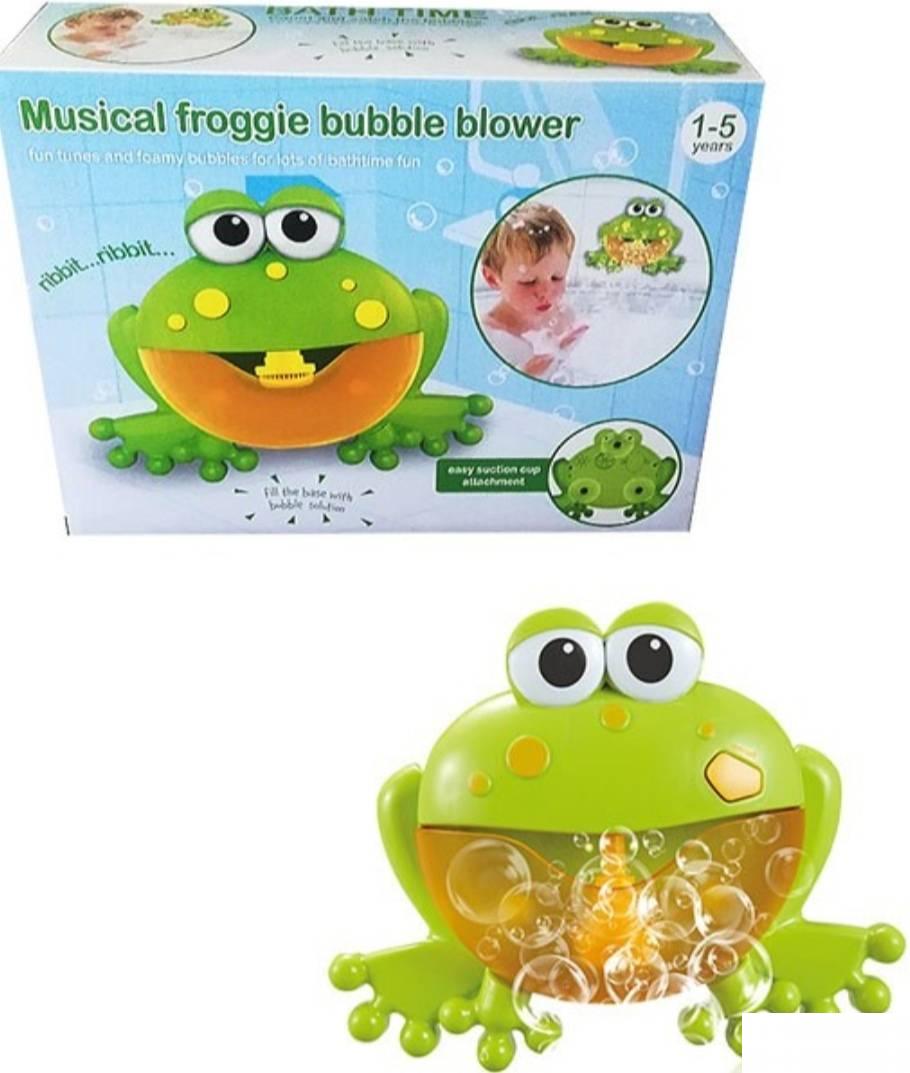 Penušava žaba za kupamke, muzička igračka