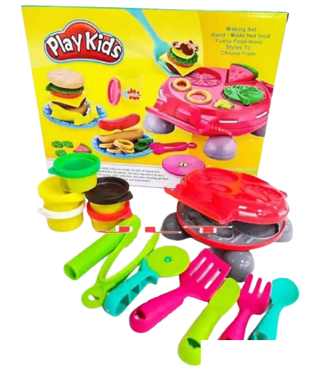 Play kids roštilj – set sa plastelinom