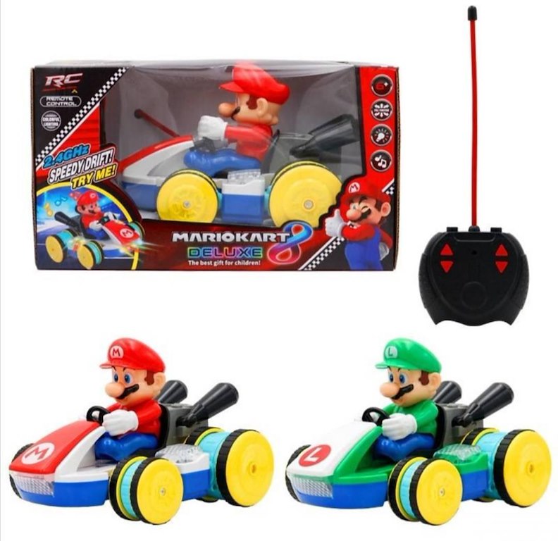 Rc mario i ludji formula sa punjivin baterijama