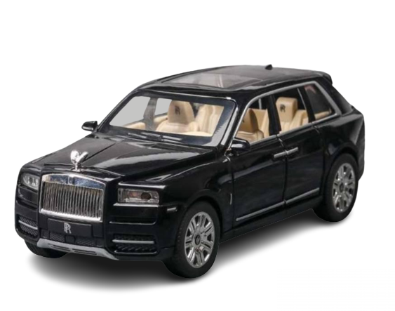 Rolls royce cullinan crni metalni autić