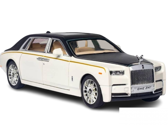 Rolls-Royce phantom metalni muzički beli
