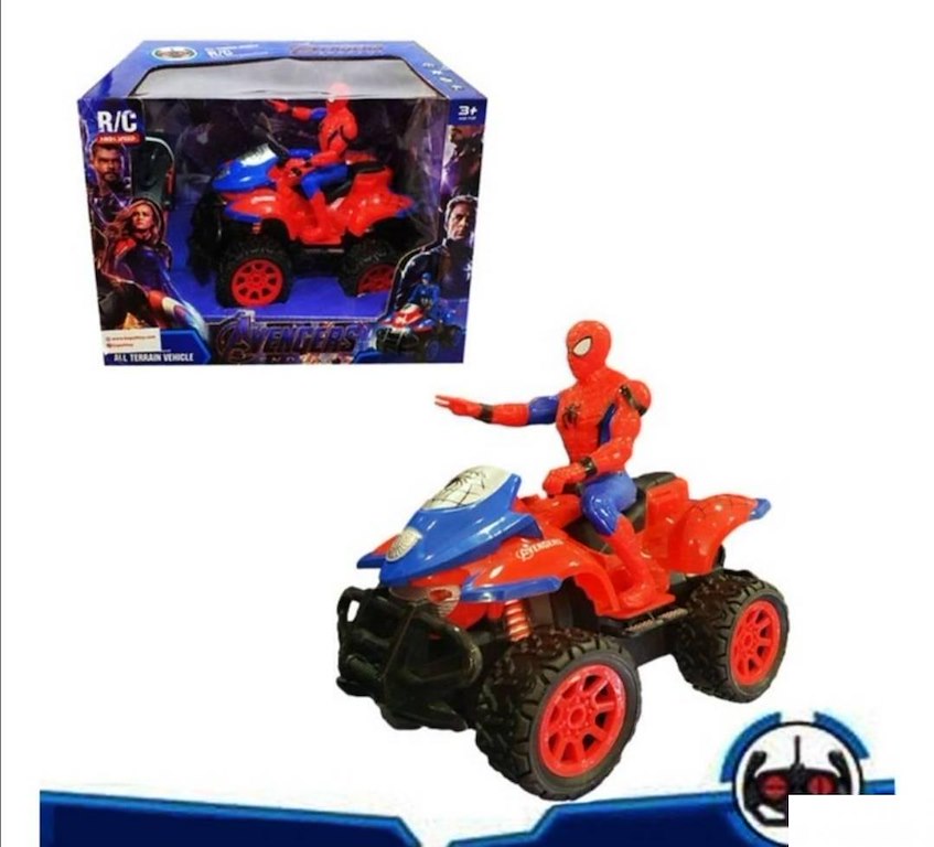 Spiderman igračka na motoru RC