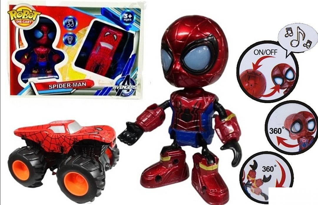 Spiderman metalni super heroj sa vozilom