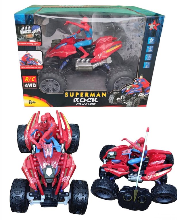 Spiderman Rock Crawler R/C 4WD na daljinski upravljanje