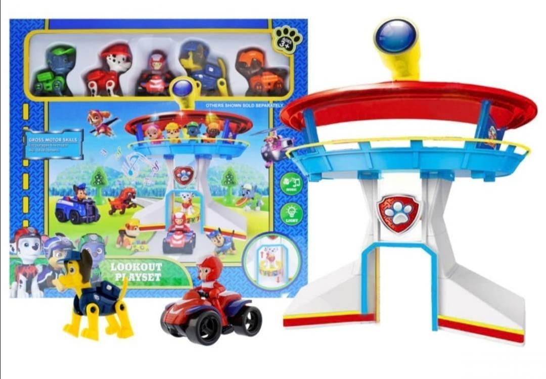 Velika osmatračnica paw patrol sa 5 junaka