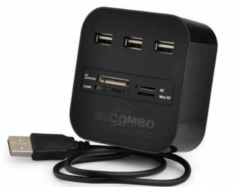 ComboHub i čitač kartica – 3 Port 2.0